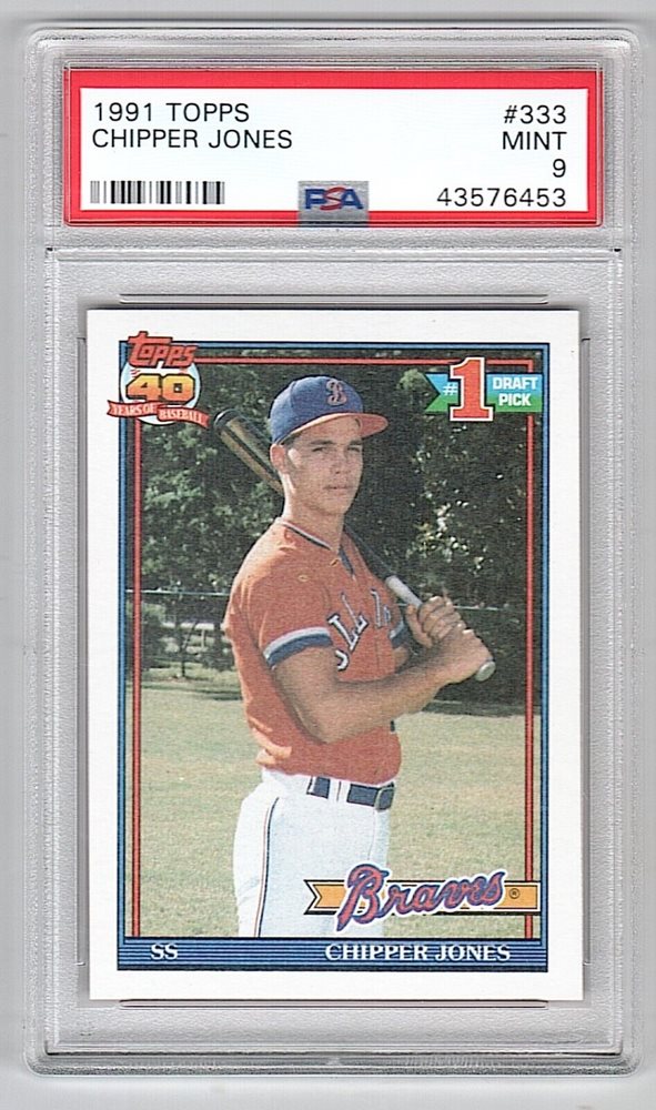 Auction Prices Realized Baseball Cards 1991 Topps Chipper Jones