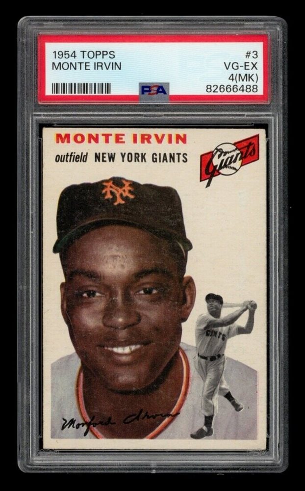 Auction Prices Realized Baseball Cards 1954 TOPPS Monte Irvin