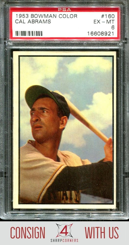 Auction Prices Realized Baseball Cards 1953 Bowman Color Cal Abrams