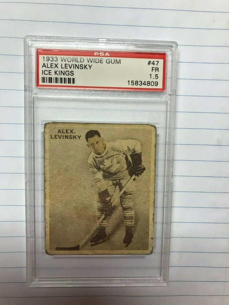 Auction Prices Realized Hockey Cards 1933 WORLD WIDE GUM ICE KINGS Alex ...