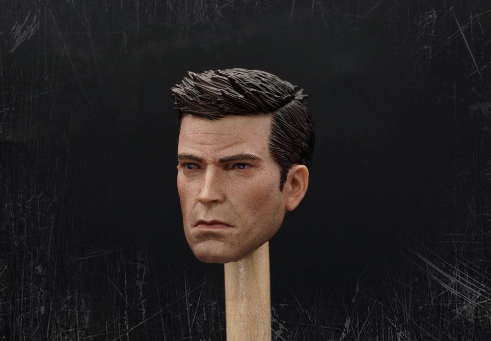 1/6 Scale Batman Arkham Knight Bruce Wayne Male Head Sc