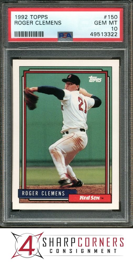 Auction Prices Realized Baseball Cards 1992 TOPPS Roger Clemens