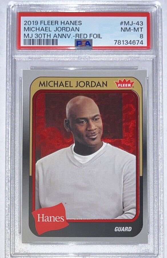 Auction Prices Realized Basketball Cards 2019 FLEER HANES MICHAEL ...