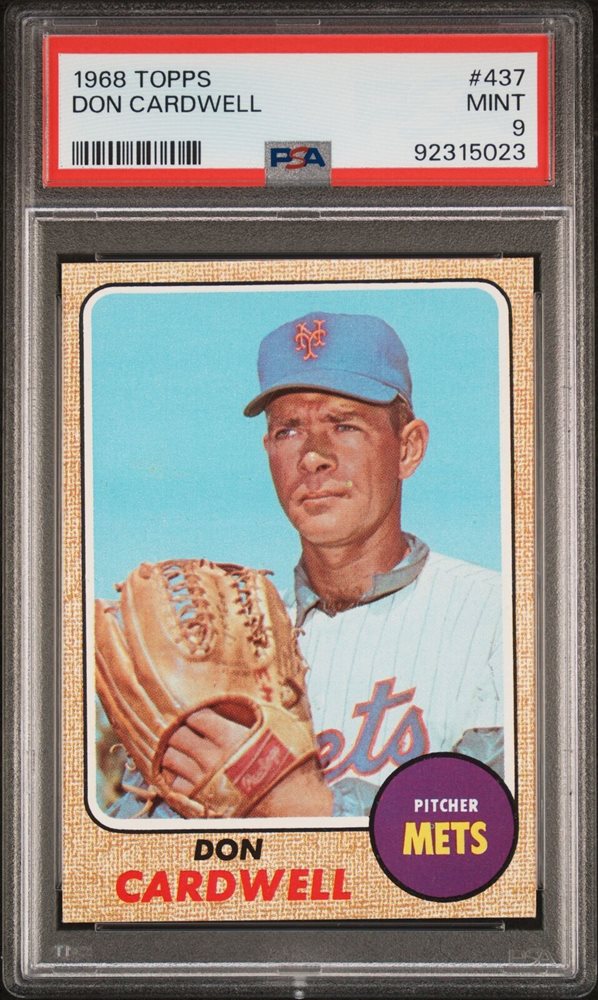 Auction Prices Realized Baseball Cards 1968 TOPPS Don Cardwell