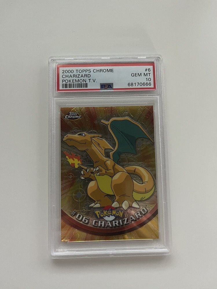 Auction Prices Realized Tcg Cards 2000 TOPPS CHROME POKEMON T.V. Charizard