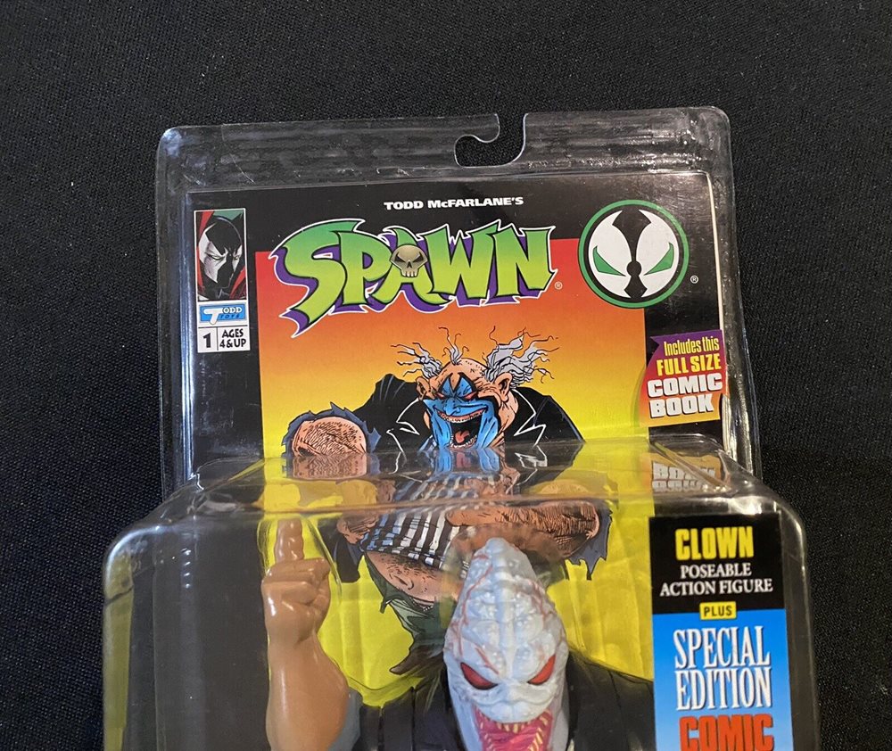 1994 McFarlane Spawn Clown Action Figure + Special Edit