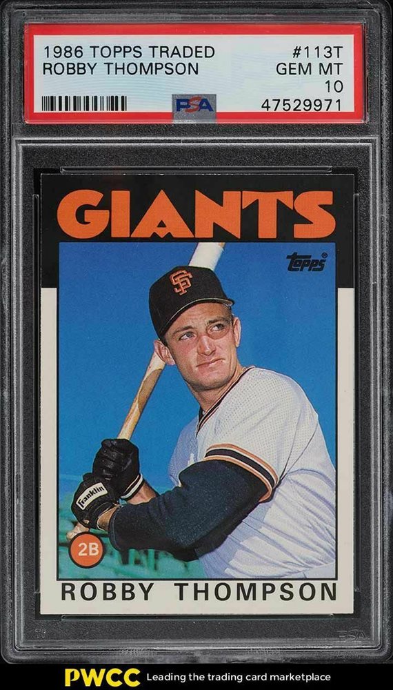 eBay Auction Item 353194664060 Baseball Cards 1986 Topps Traded