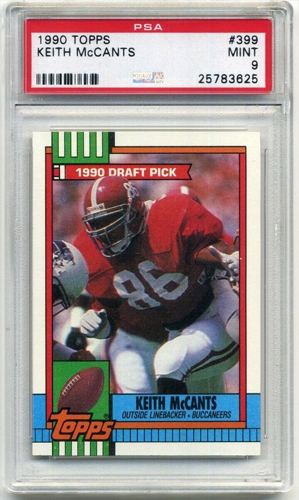 Auction Prices Realized Football Cards 1990 Topps Keith McCants