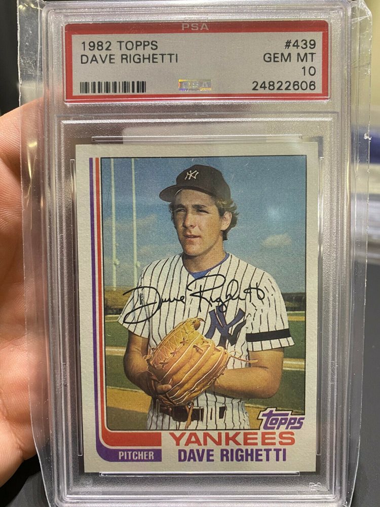 Auction Prices Realized Baseball Cards 1982 Topps Dave Righetti