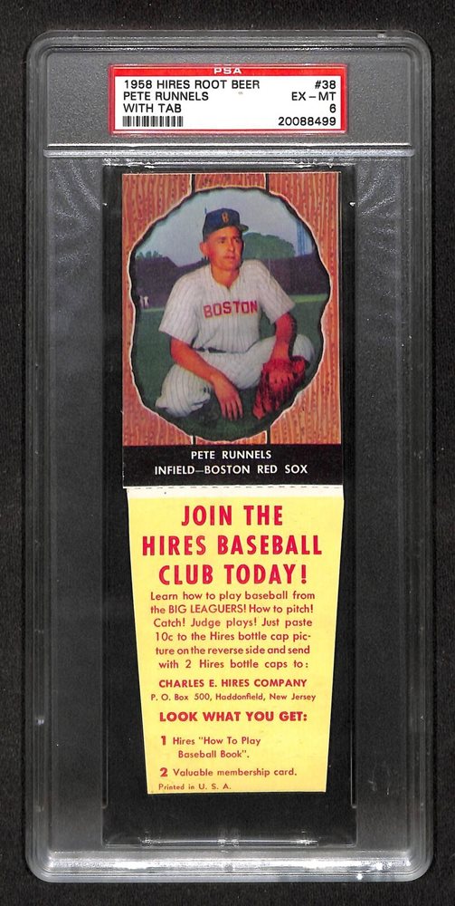 Auction Prices Realized Baseball Cards 1958 HIRES ROOT BEER Pete Runnels