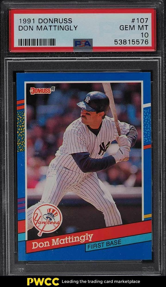 Auction Prices Realized Baseball Cards 1991 DONRUSS Don Mattingly