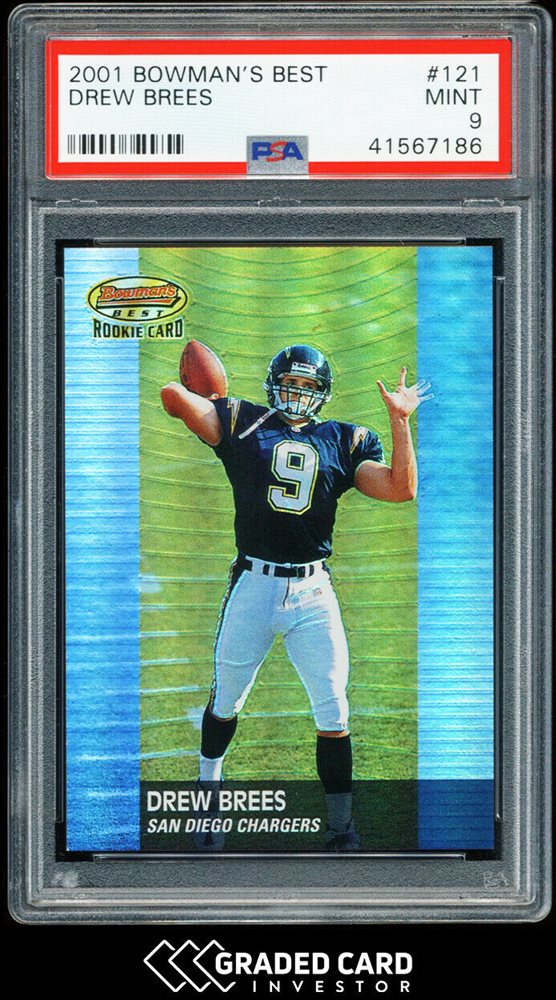 Auction Prices Realized Football Cards 2001 BOWMAN'S BEST Drew Brees