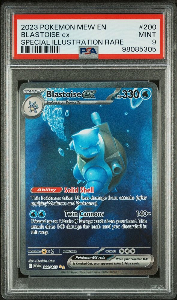Auction Prices Realized Tcg Cards 2023 Pokemon Mew En-151 Blastoise Ex