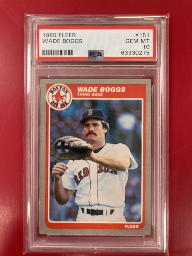 Auction Prices Realized Baseball Cards 1985 Fleer Wade Boggs