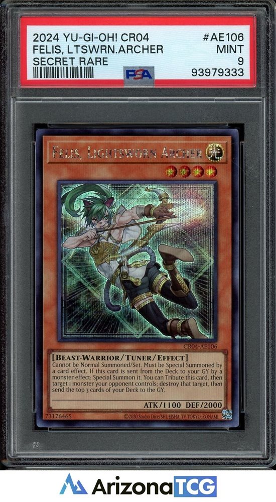 Auction Prices Realized Tcg Cards 2024 YU-GI-OH! ASIAN-ENGLISH CR04-CREATION PACK 04 Felis ...