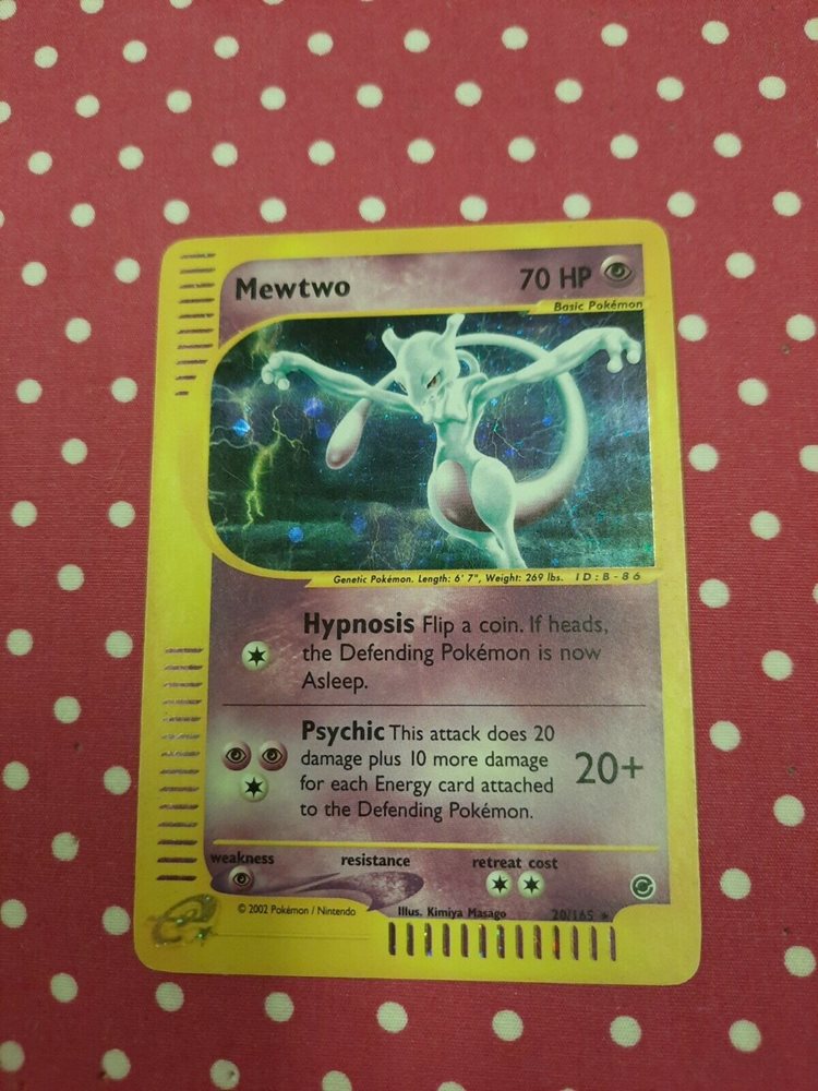 Pokemon: Mewtwo 20/165 halo MP - munimoro.gob.pe