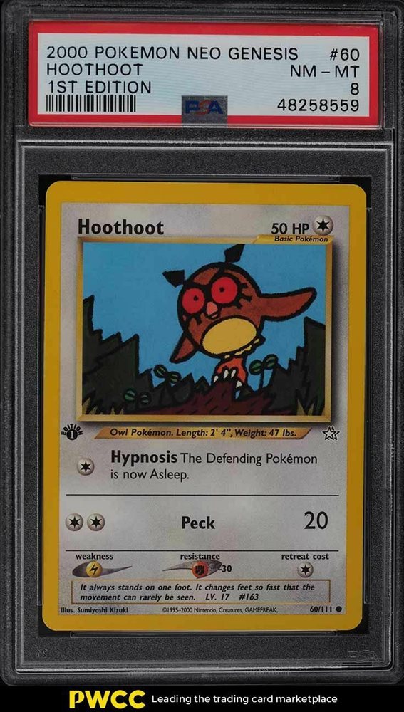Hoothoot Pokemon Card