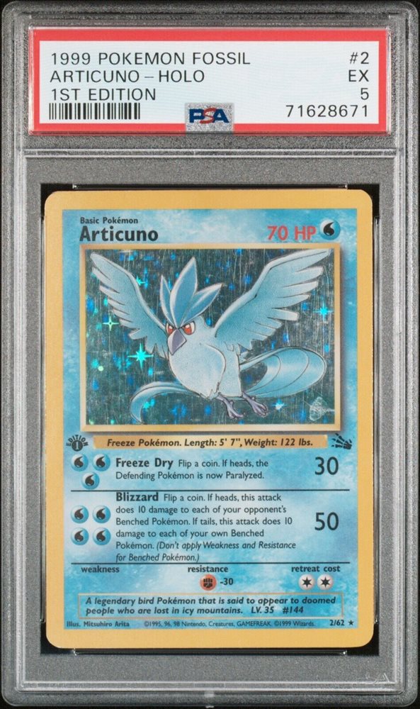 eBay Auction Item 175619664734 TCG Cards 1999 Pokemon Fossil