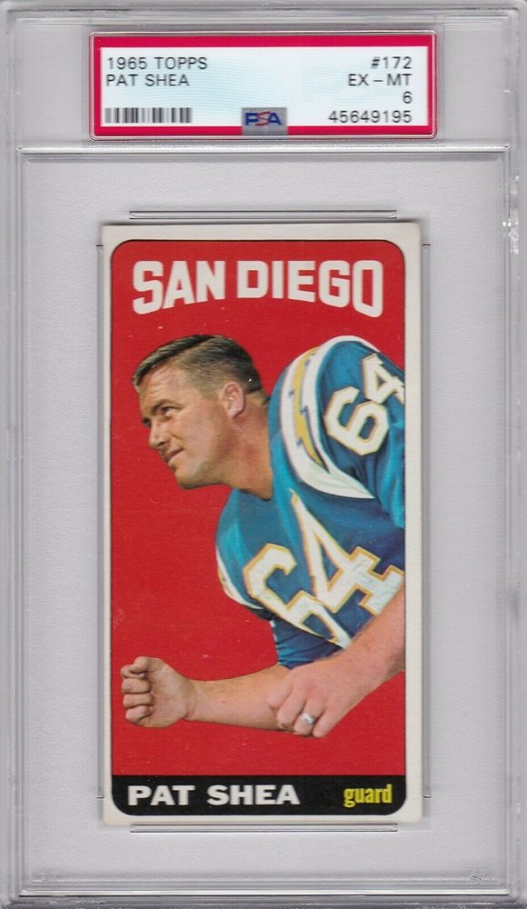 Auction Prices Realized Football Cards 1965 TOPPS Pat Shea
