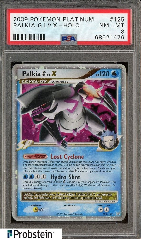 Auction Prices Realized Tcg Cards 2009 POKEMON PLATINUM Palkia G Lv. X-Holo