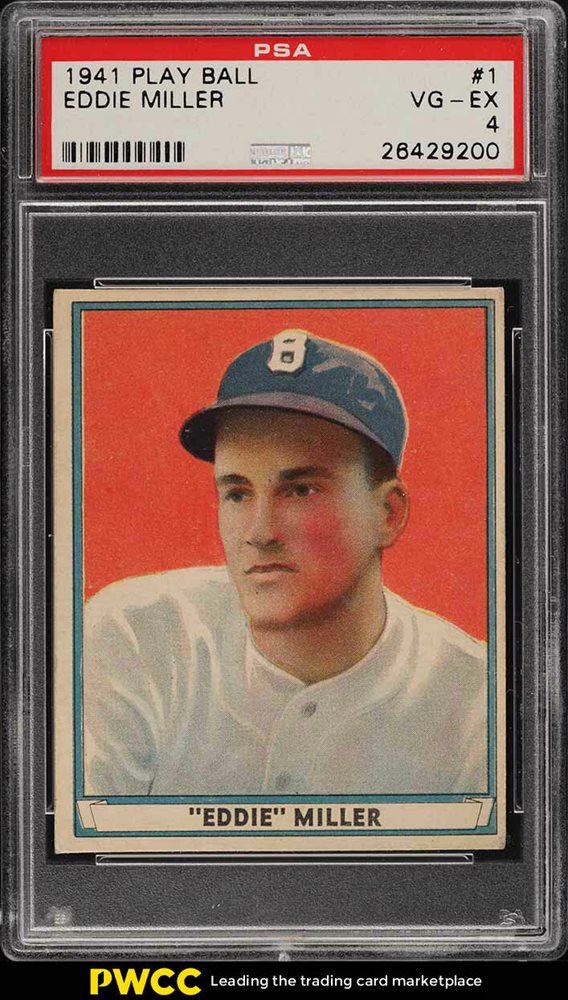 Auction Prices Realized Baseball Cards 1941 Play Ball Eddie Miller