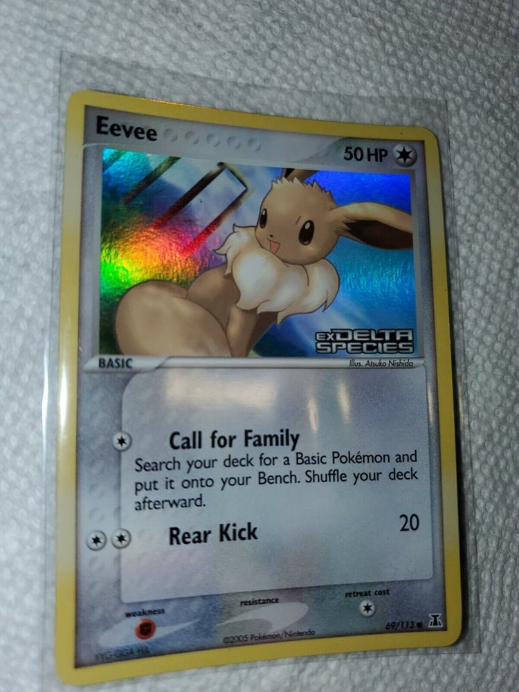 Eevee Pokemon Card Ex
