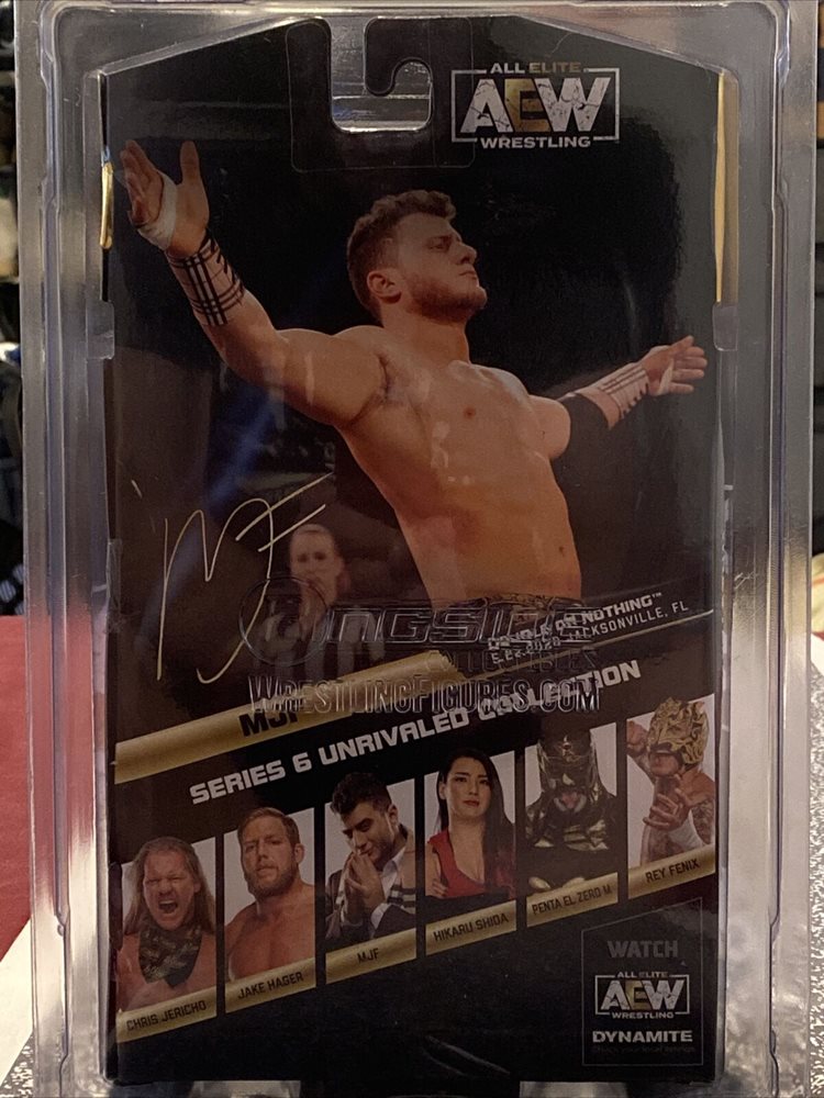 New W/ Defender AEW Unrivaled Series 6 MJF Figure #47 M