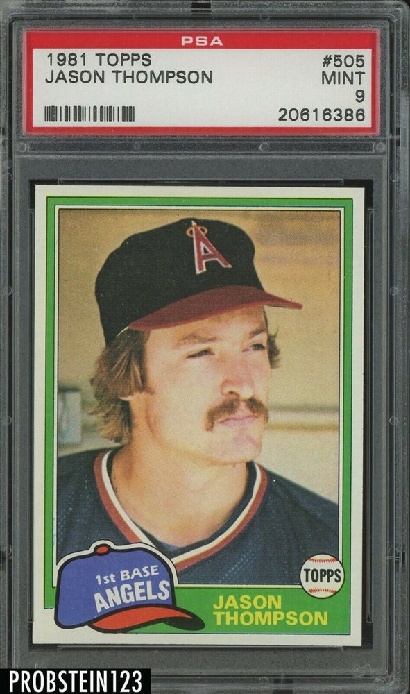 Auction Prices Realized Baseball Cards 1981 Topps Jason Thompson