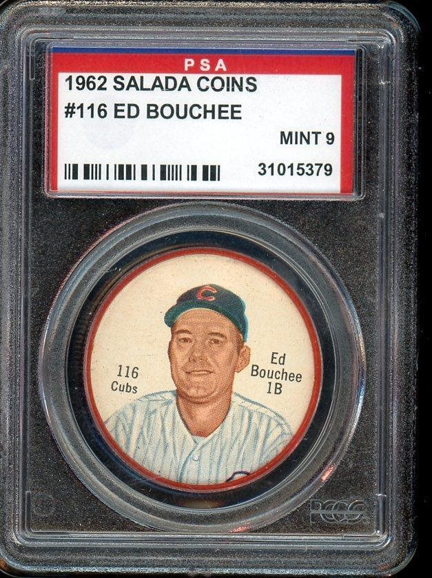 eBay Auction Item 167206604631 Baseball Coins 1962 Salada Coins