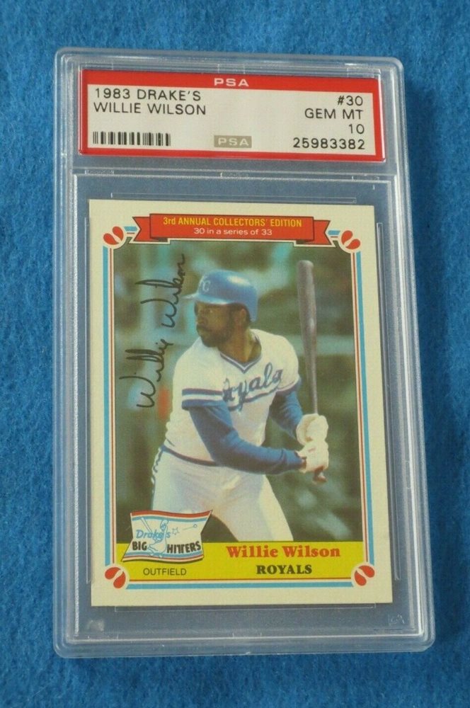 Auction Prices Realized Baseball Cards 1983 DRAKE'S Willie Wilson