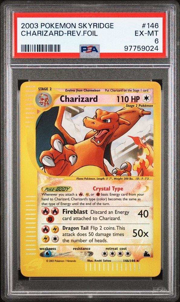 Auction Prices Realized Tcg Cards 2003 POKEMON SKYRIDGE Charizard ...