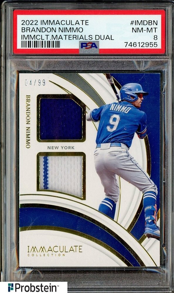Auction Prices Realized Baseball Cards 2022 PANINI IMMACULATE ...