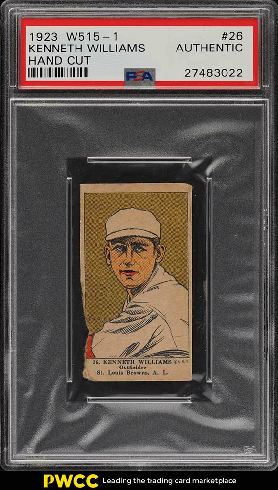 Auction Prices Realized Baseball Cards 1923 W515-1 Kenneth Williams