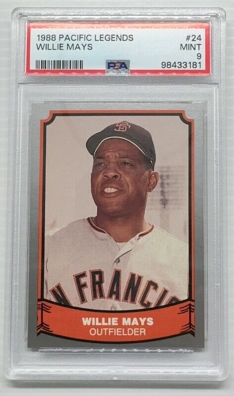Auction Prices Realized Baseball Cards 1988 PACIFIC LEGENDS Willie Mays