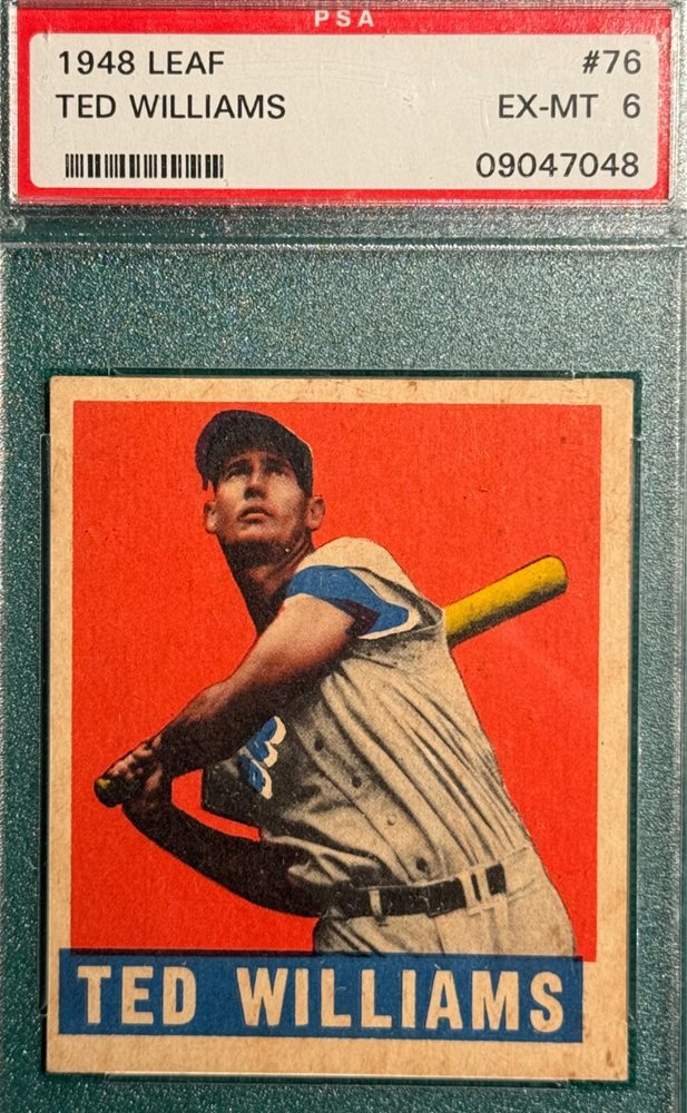 eBay Auction Item 127219387048 Baseball Cards 1948 Leaf