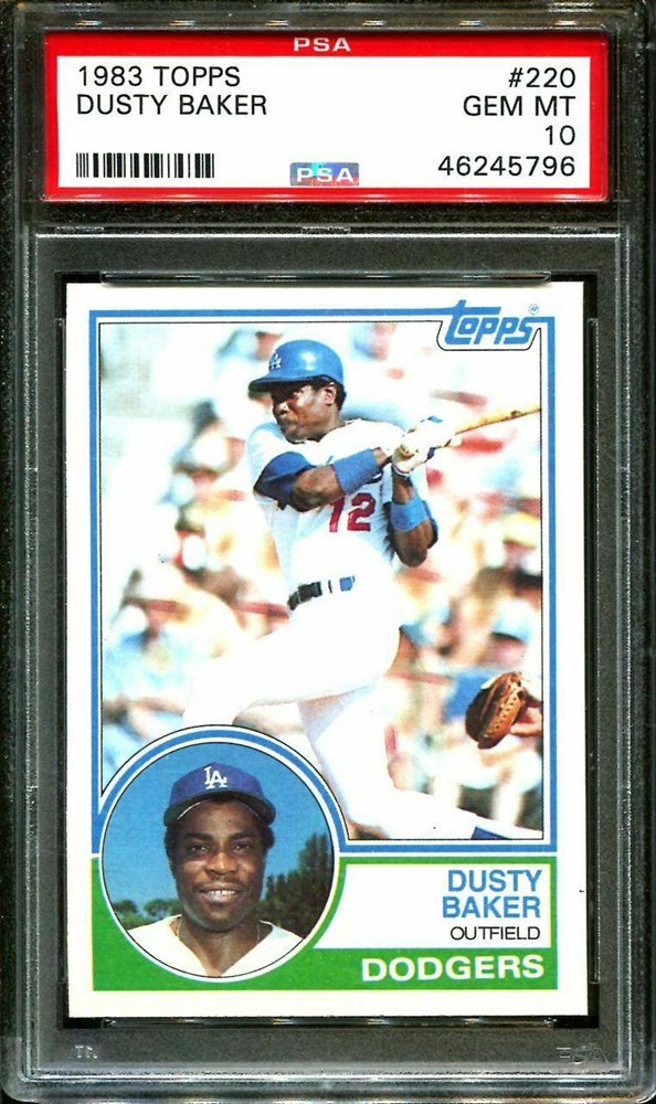 Auction Prices Realized Baseball Cards 1983 Topps Dusty Baker
