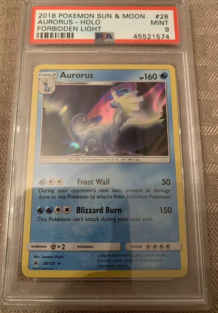 Pokemon Aurorus Card