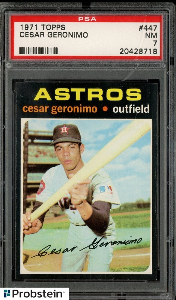 Auction Prices Realized Baseball Cards 1971 TOPPS Cesar Geronimo