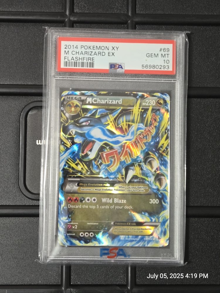 Auction Prices Realized Tcg Cards 2014 POKEMON XY FLASHFIRE M Charizard Ex