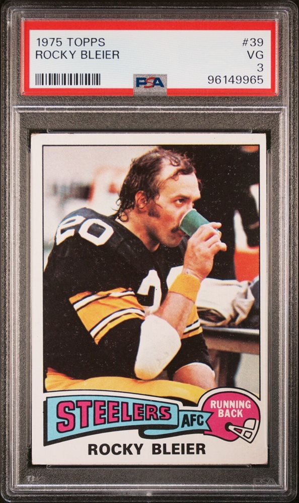 Auction Prices Realized Football Cards 1975 Topps Rocky Bleier