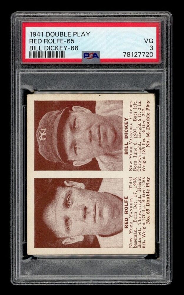 eBay Auction Item 326453448799 Baseball Cards 1941 Double Play