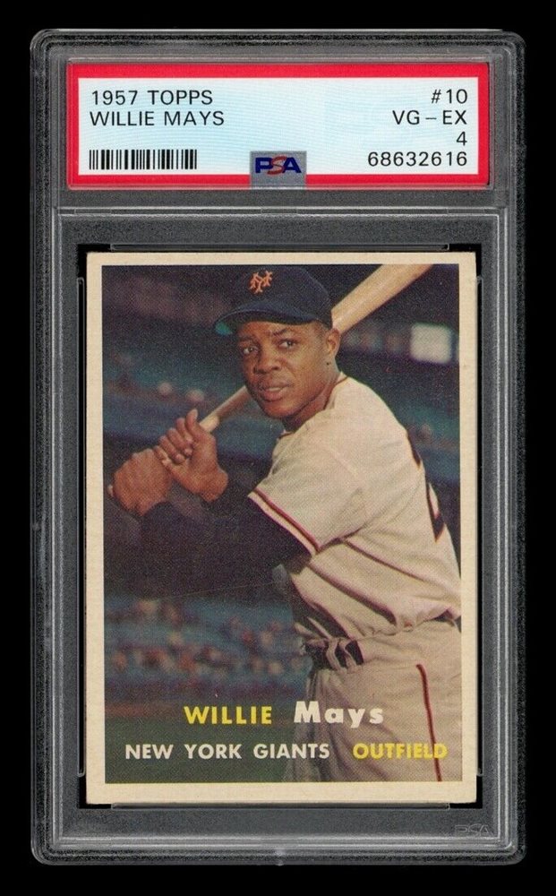 Auction Prices Realized Baseball Cards 1957 TOPPS Willie Mays