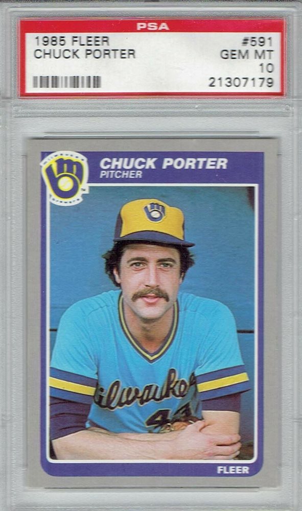 Auction Prices Realized Baseball Cards 1985 FLEER Chuck Porter