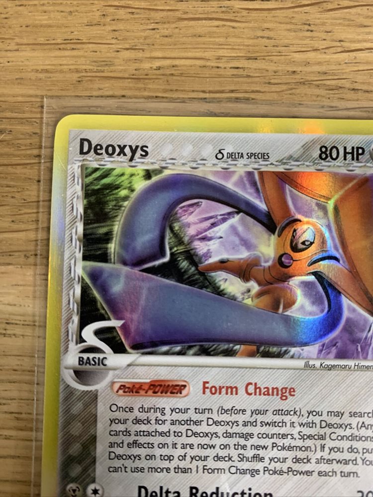 Deoxys Pokemon Card Ex