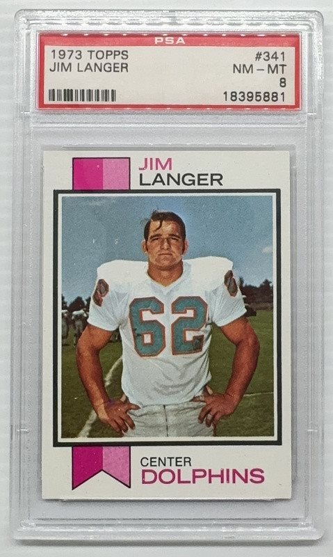 Auction Prices Realized Football Cards 1973 TOPPS Jim Langer