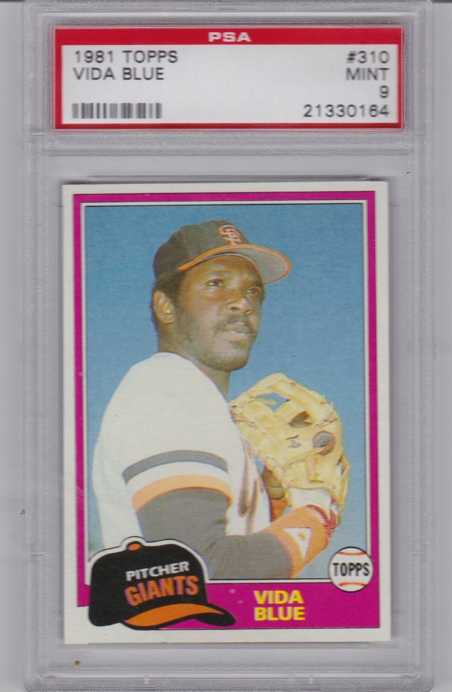 Auction Prices Realized Baseball Cards 1981 Topps Vida Blue