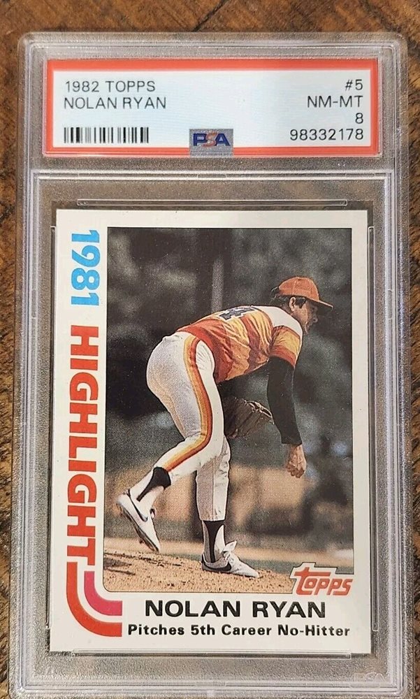 Auction Prices Realized Baseball Cards 1982 TOPPS Nolan Ryan