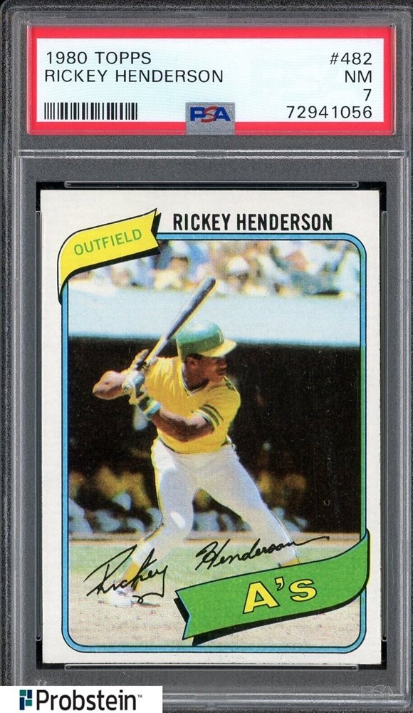 Auction Prices Realized Baseball Cards 1980 Topps Rickey Henderson
