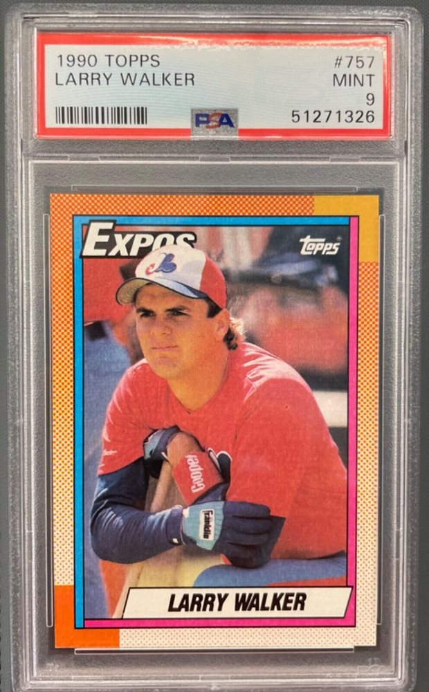 Auction Prices Realized Baseball Cards 1990 Topps Larry Walker