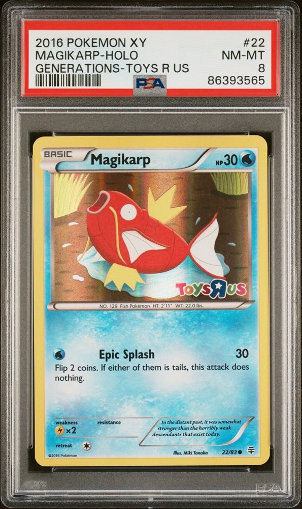 Auction Prices Realized Tcg Cards 2016 Pokemon Xy Generations Magikarp-Holo